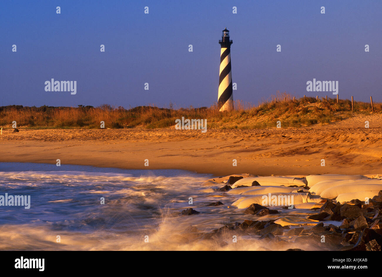 Cape hatteras lighthouse erosion hi-res stock photography and images ...