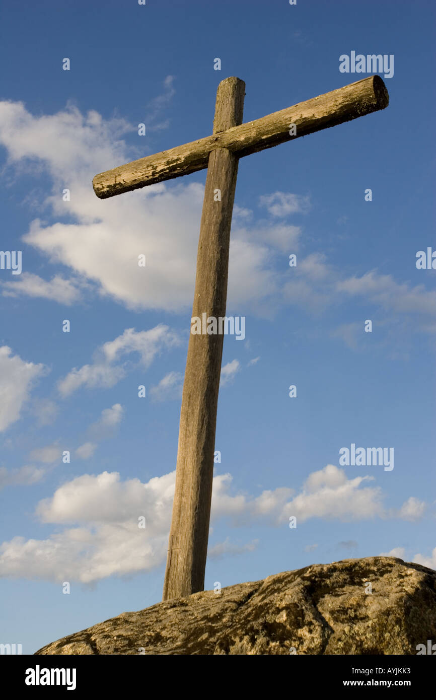 Rugged Wood Cross