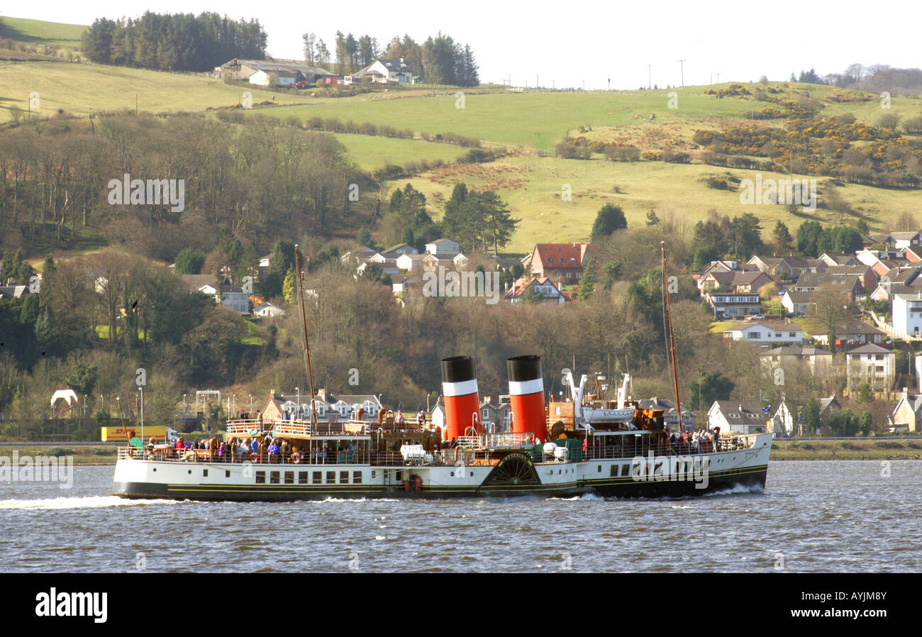 Paddle steamer waverley boat ship nautical shipyard glasgow ocean going ...