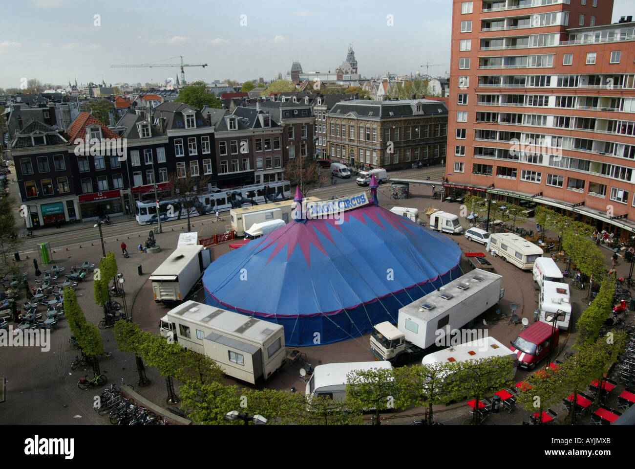 Magic circus in Amsterdam Stock Photo - Alamy