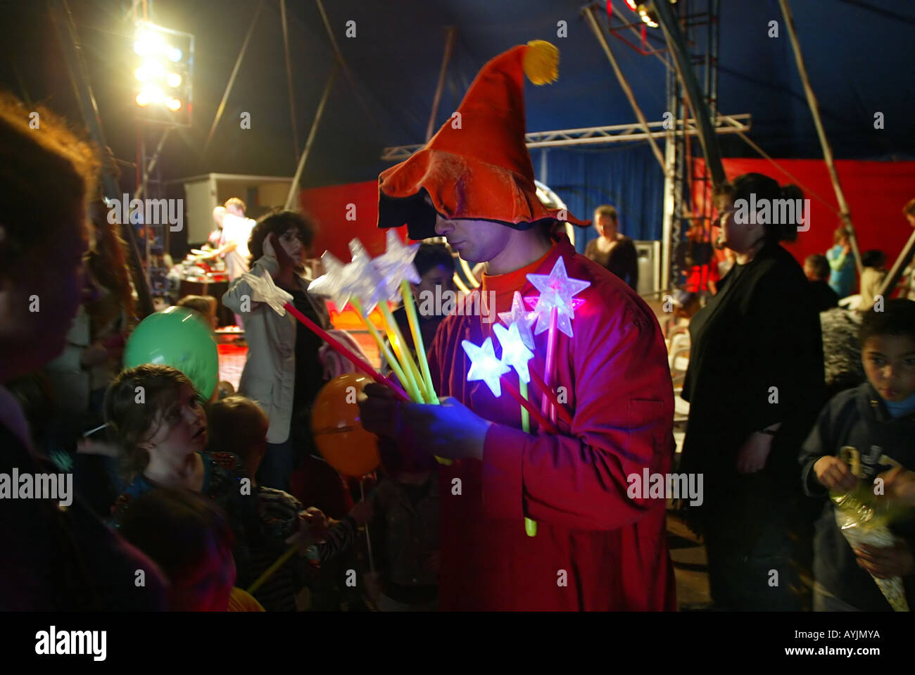 Magic circus in Amsterdam Stock Photo - Alamy