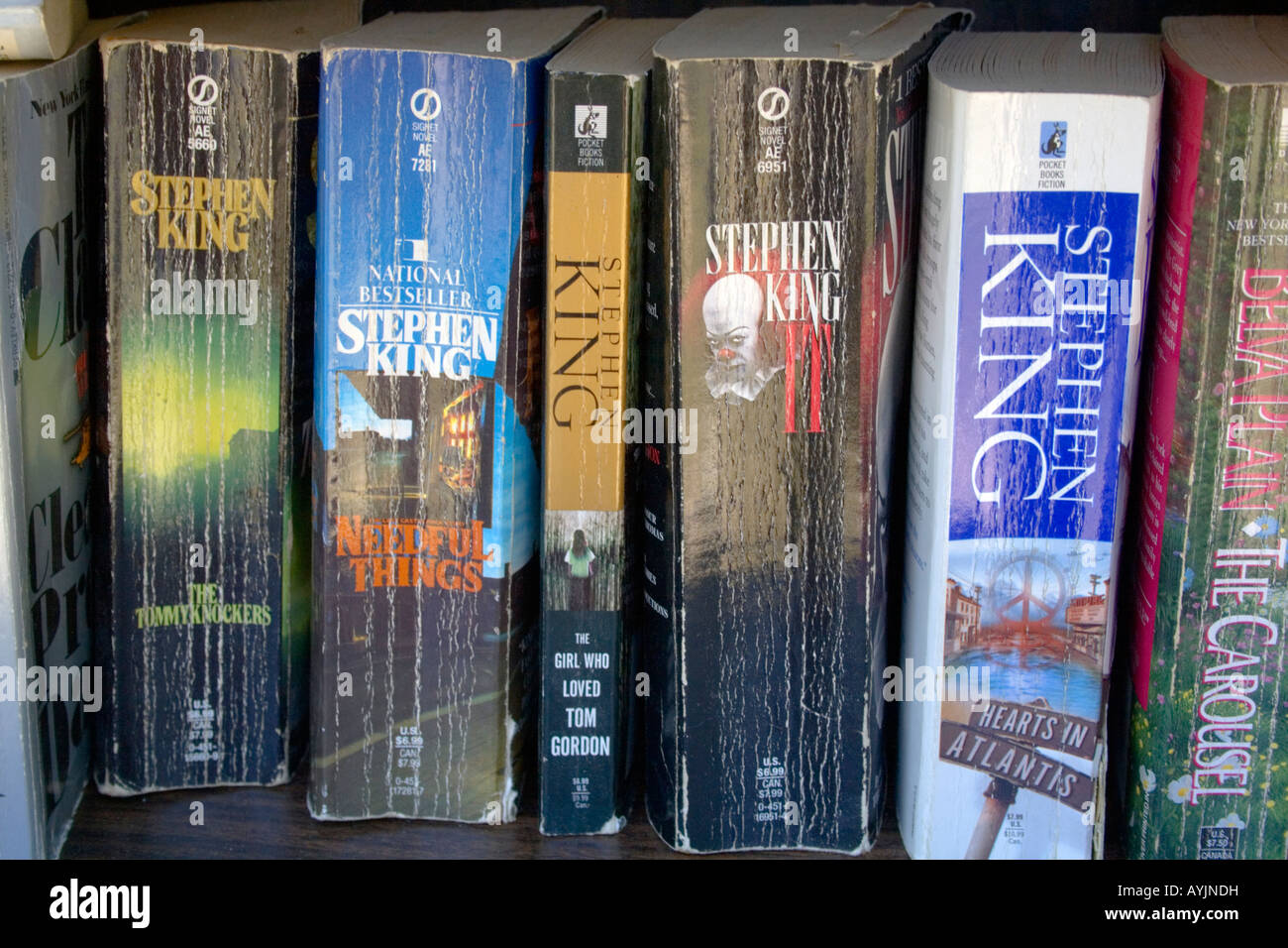 Stephen king paperbacks bookstore shop store retail bookshelf books ...