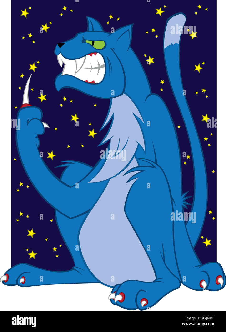 Bad cat fingers Stock Photo - Alamy