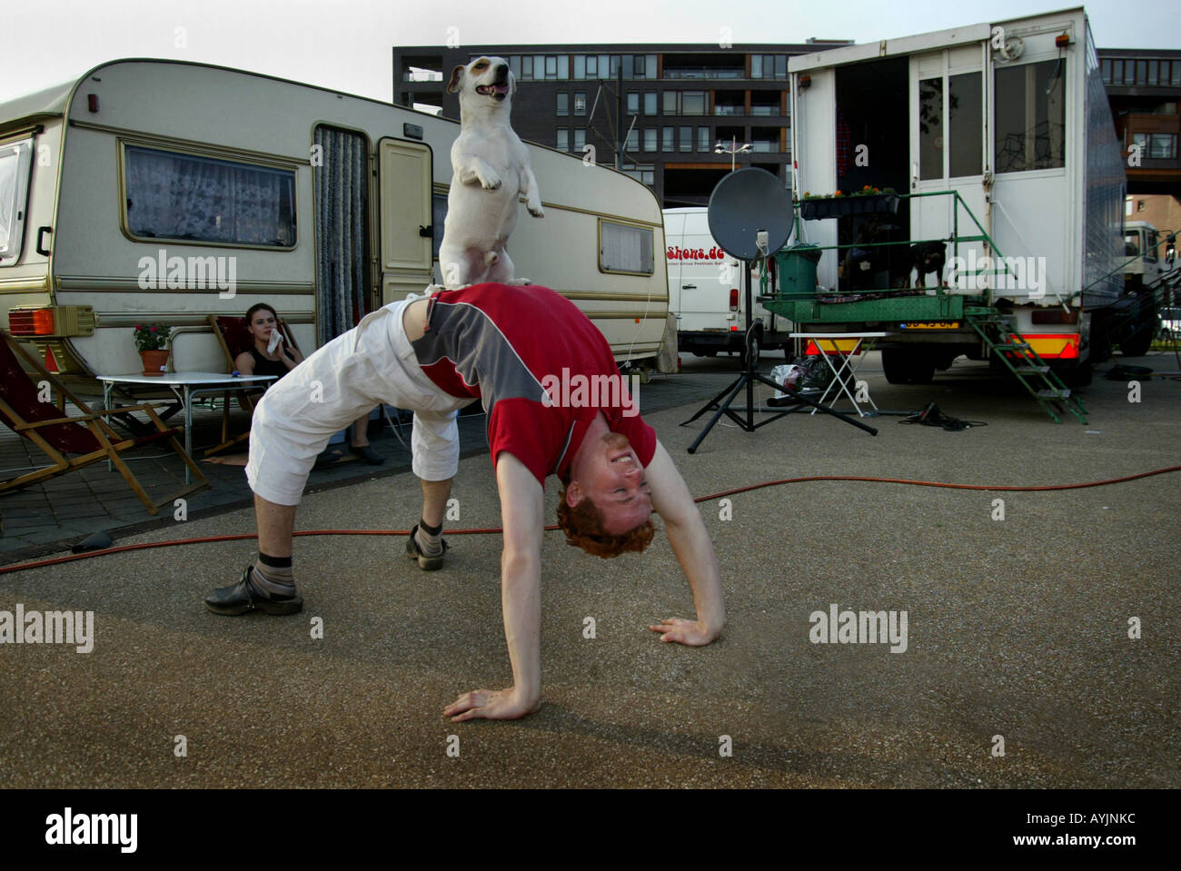 Magic circus in Amsterdam Stock Photo - Alamy