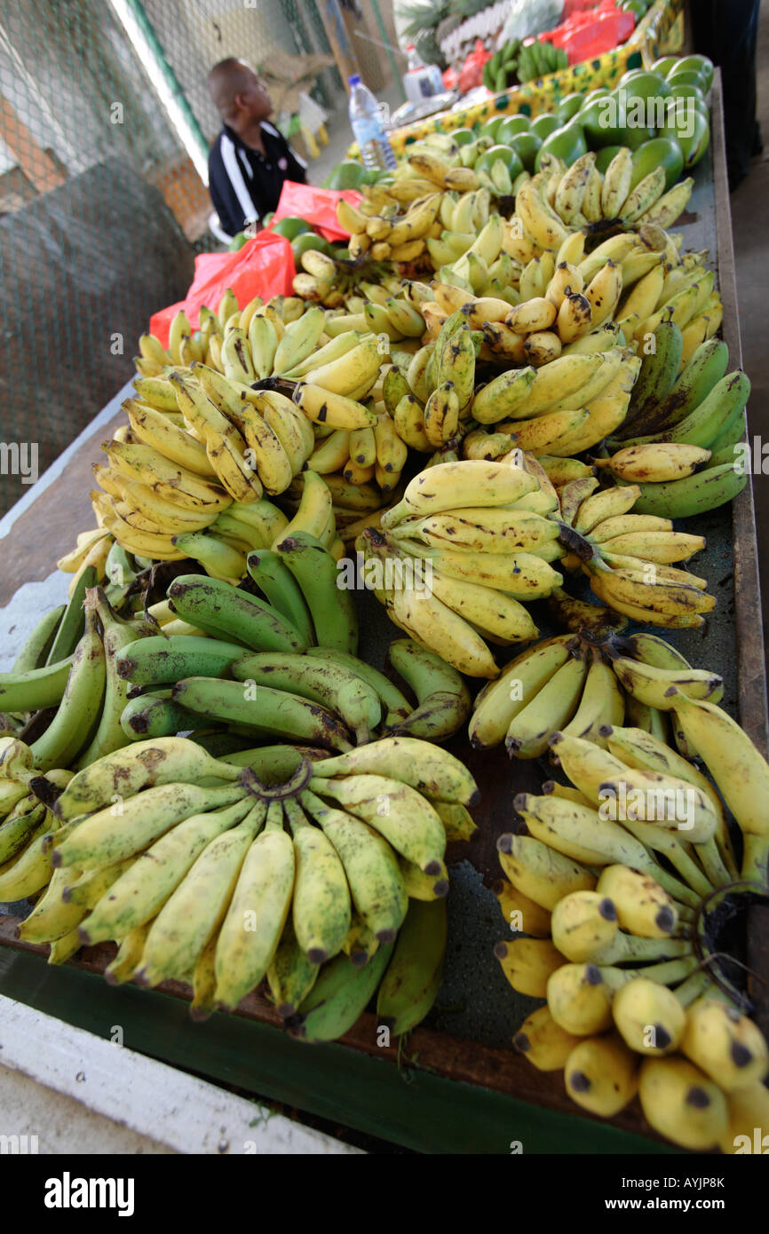 Bananas at Sir Selwyn Selwyn Clarke Market in Victoria, Mahe island ...