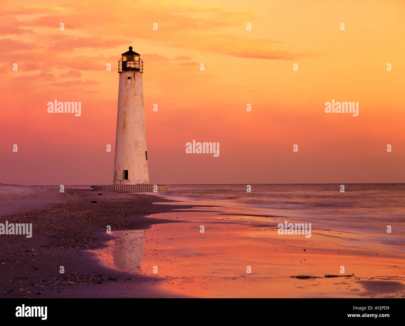 Cape St George Lighthouse Gulf of Mexico Apalachicola National ...