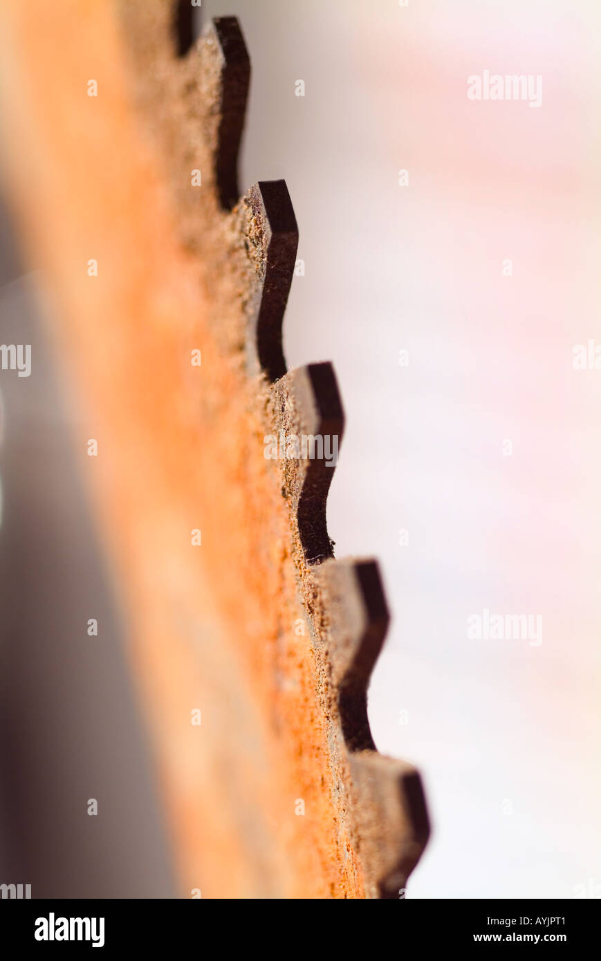 Saw with teeth hi-res stock photography and images - Alamy