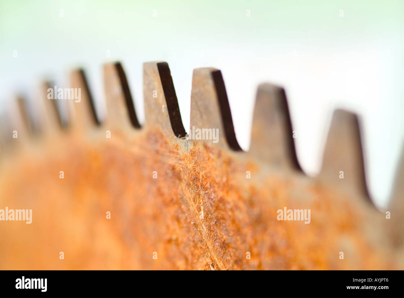 Close Up of big teeth on rusty gear Stock Photo - Alamy