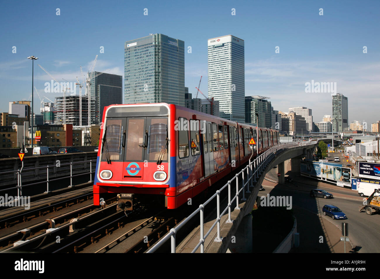 Dockland light railway hi-res stock photography and images - Alamy
