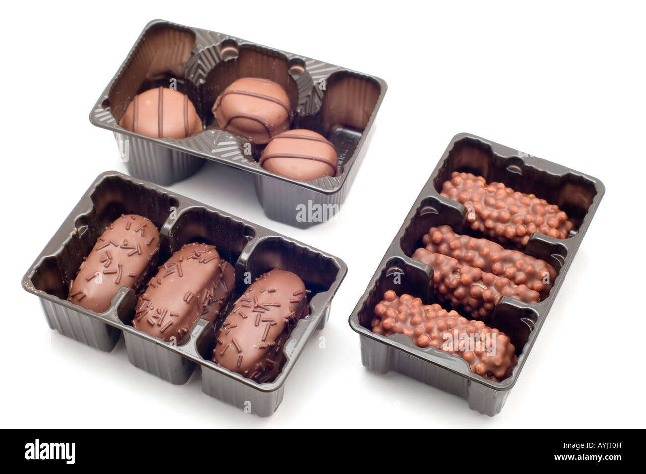 object on white food Chocolate candy Stock Photo - Alamy