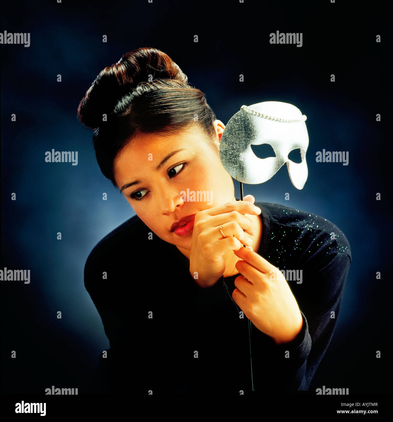 Fearful masks mask hi-res stock photography and images - Alamy