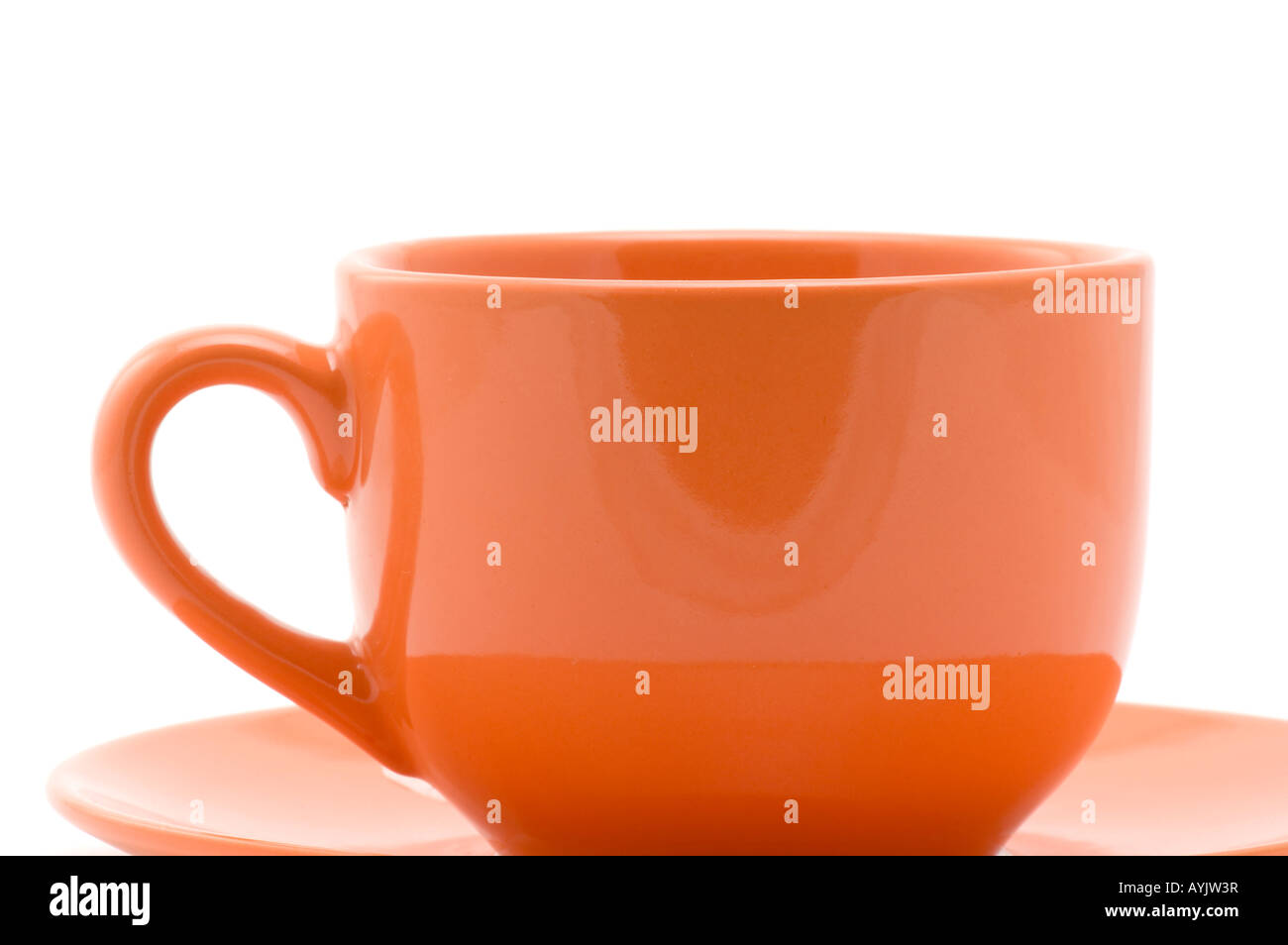 object on white kitchen utensil peachy tea cup Stock Photo - Alamy