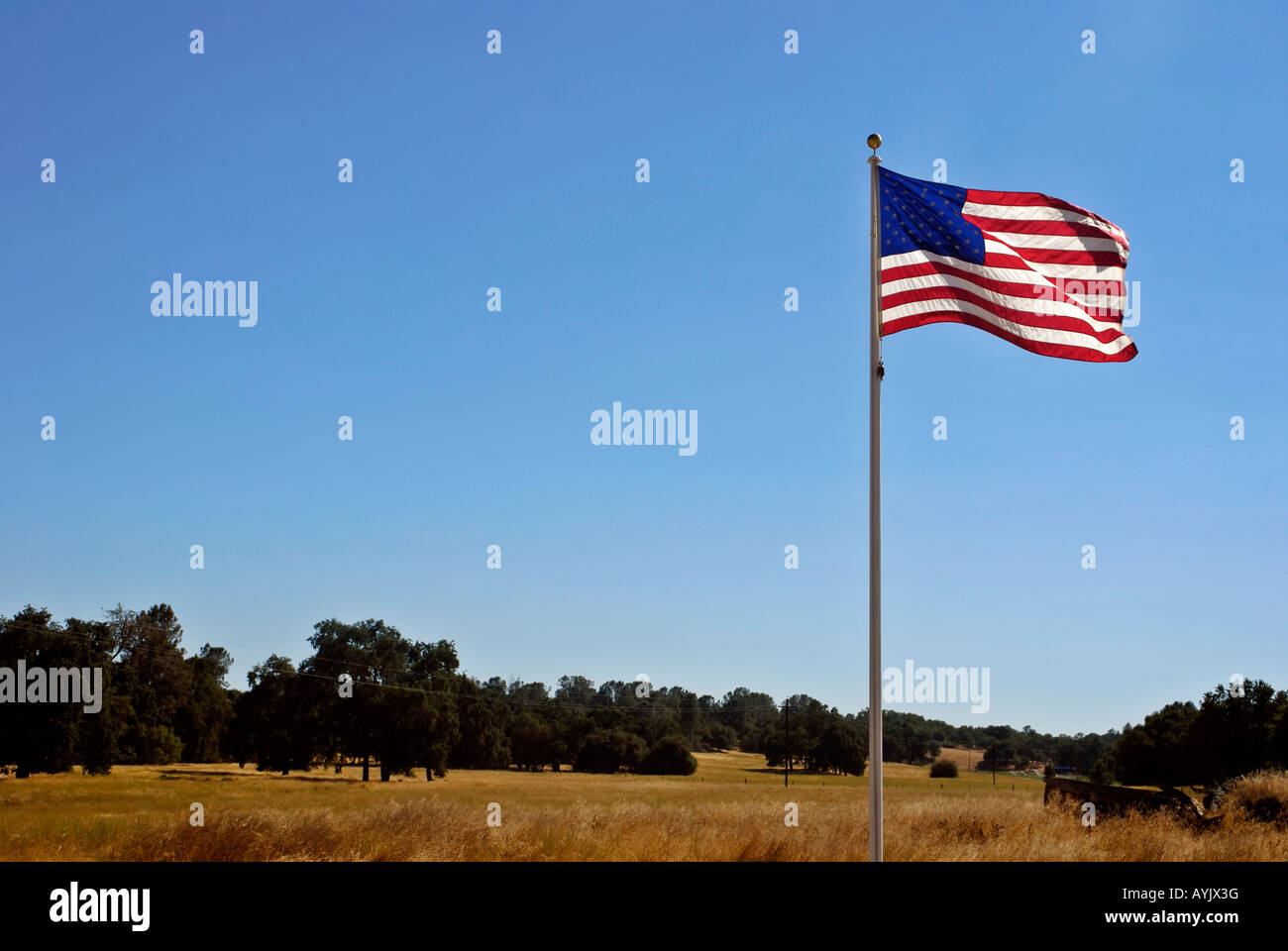 Billowing american flag hi-res stock photography and images - Alamy
