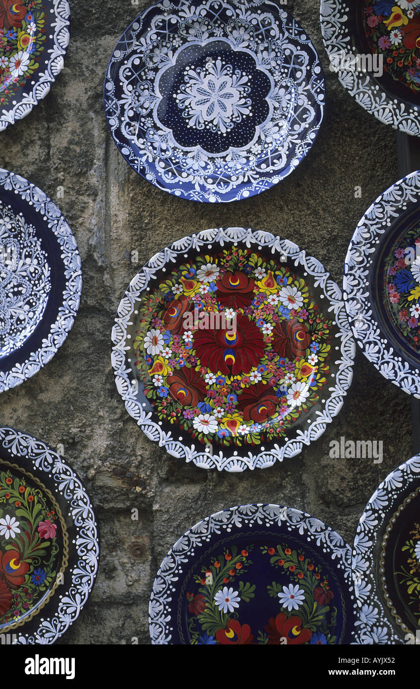 Ceramic of Hungary Typical crafts Stock Photo - Alamy
