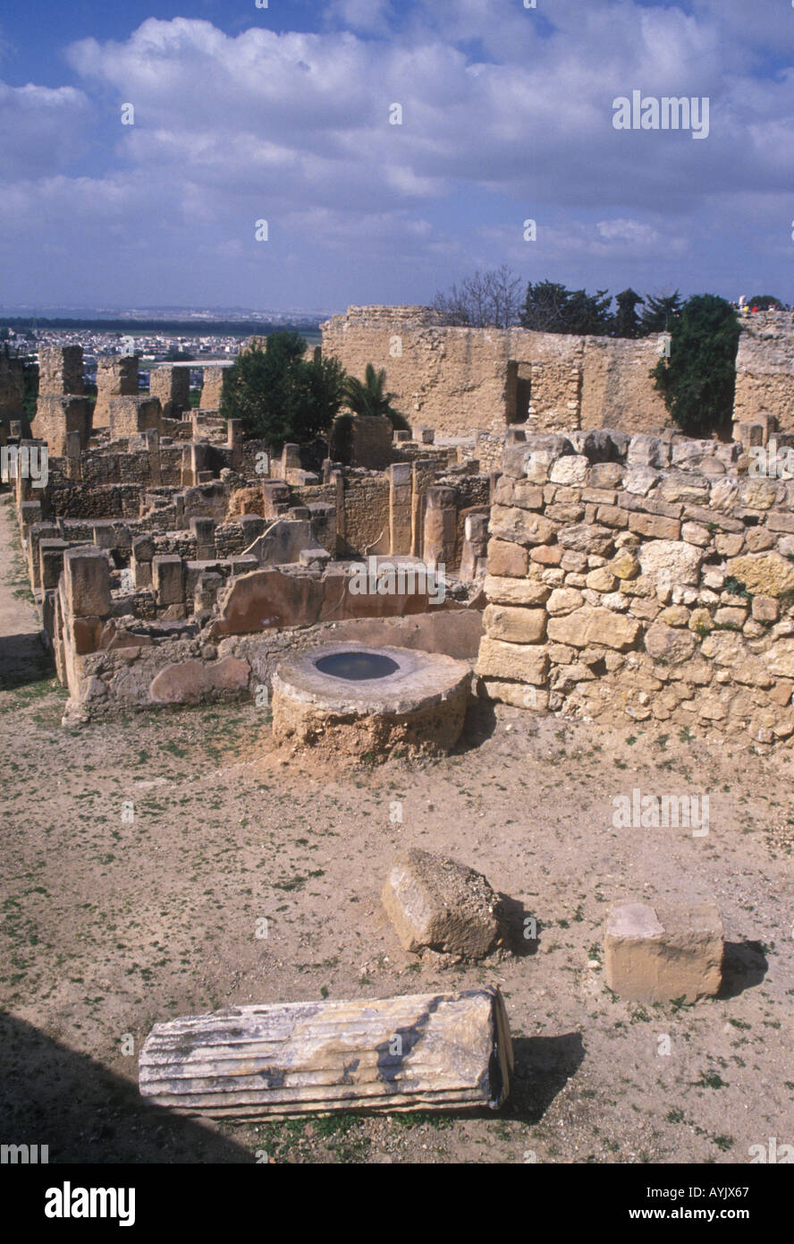 Remains ancient site carthage tunisia hi-res stock photography and ...