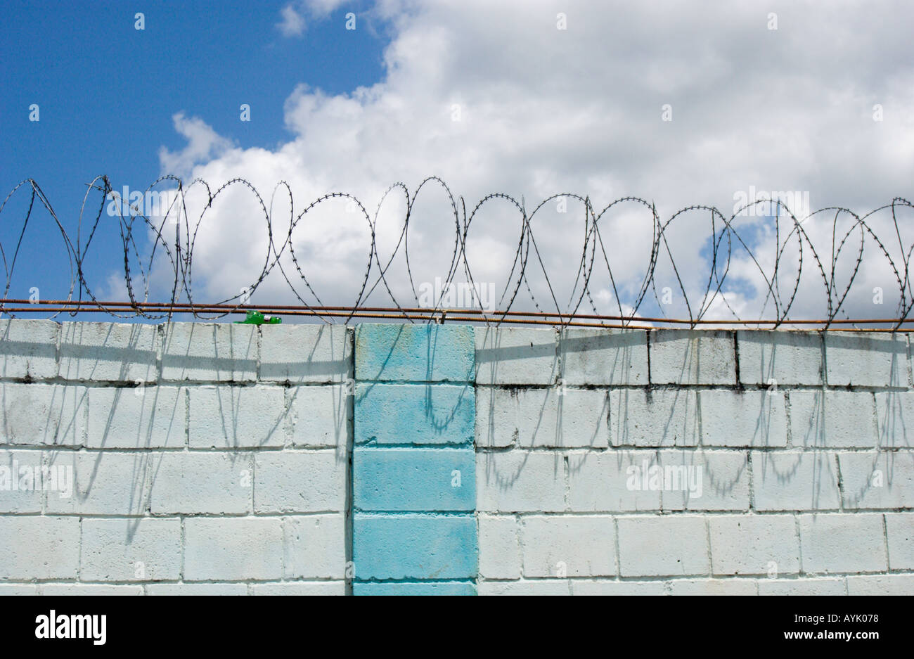 Barbed wire coils hi-res stock photography and images - Alamy