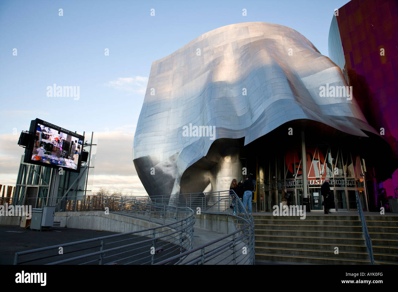 Seattle Washington State USA Tourist at Experience Music Project ...