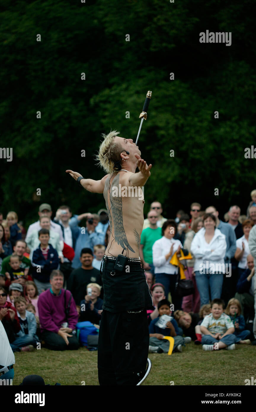Sword swallower hi-res stock photography and images - Alamy
