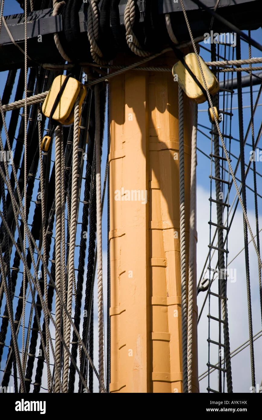 Mast rigging hms victory hi-res stock photography and images - Alamy
