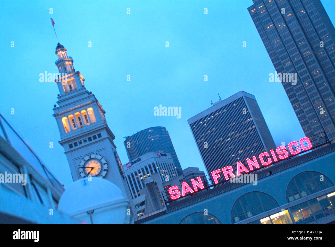 Clocktower the ferry building hi-res stock photography and images - Alamy