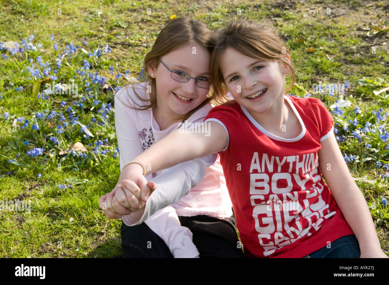 Pretty nine year old girl hi-res stock photography and images - Alamy