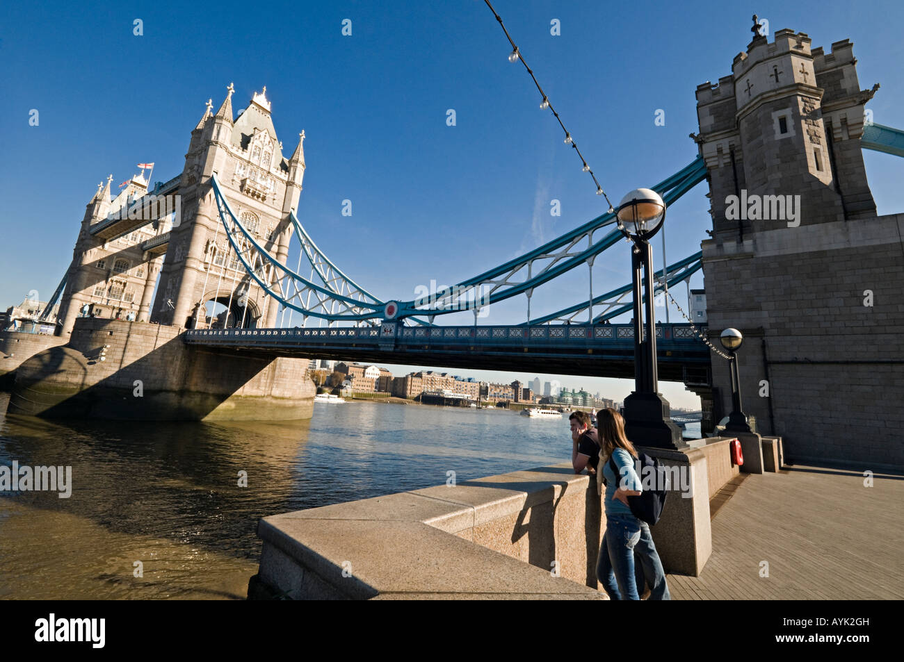 Tourists on bridge watching hi-res stock photography and images - Alamy