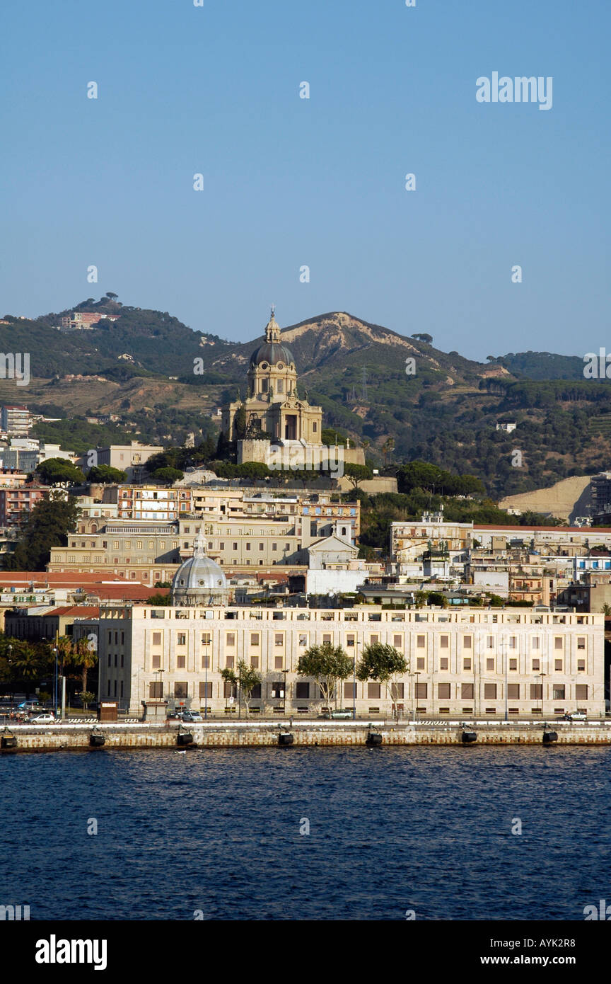 The city of Messina as seen from sea Stock Photo - Alamy