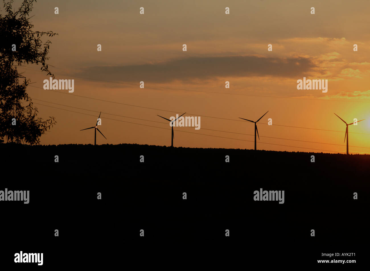Electric Generator Wind turbine Stock Photo - Alamy