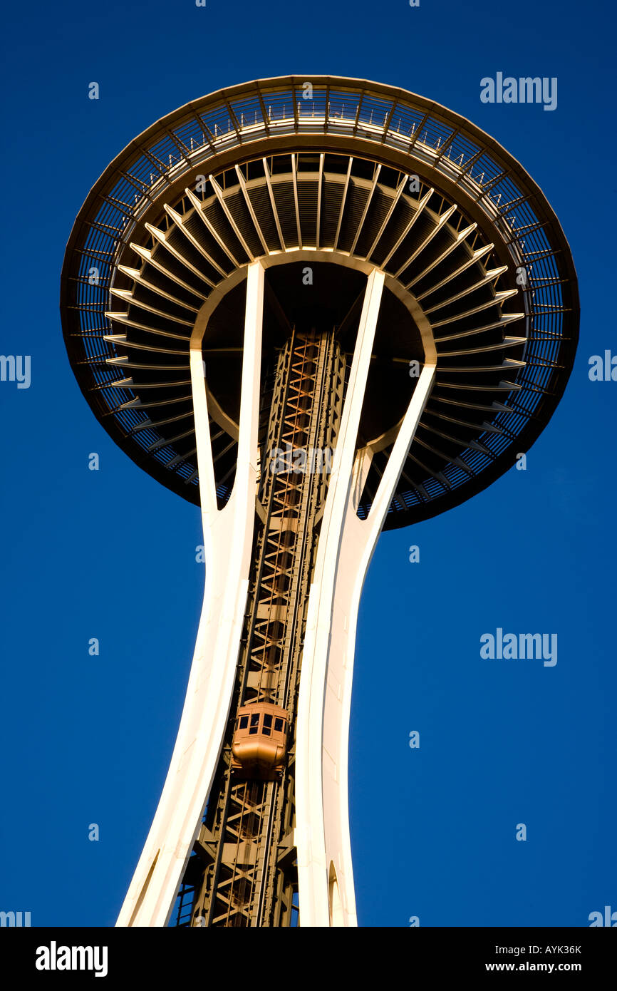 Space Needle at Seattle Center Stock Photo - Alamy