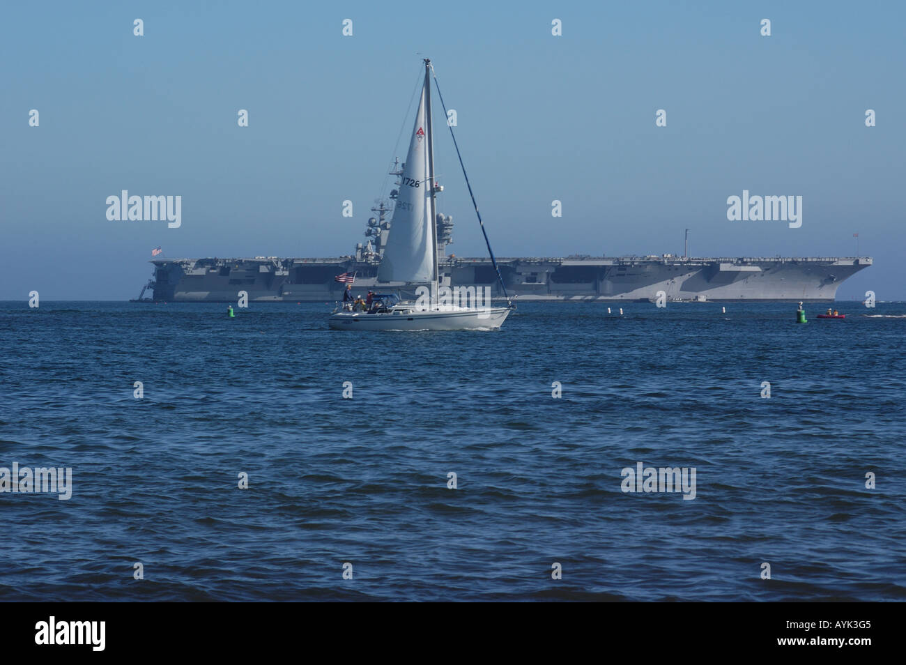 U.S.S. Ronald Reagan Stock Photo - Alamy