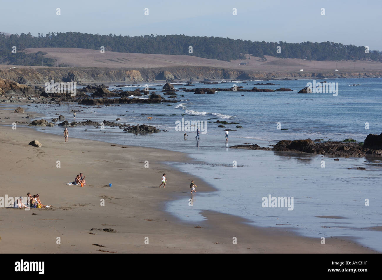 San Simeon State Beach Stock Photo - Alamy
