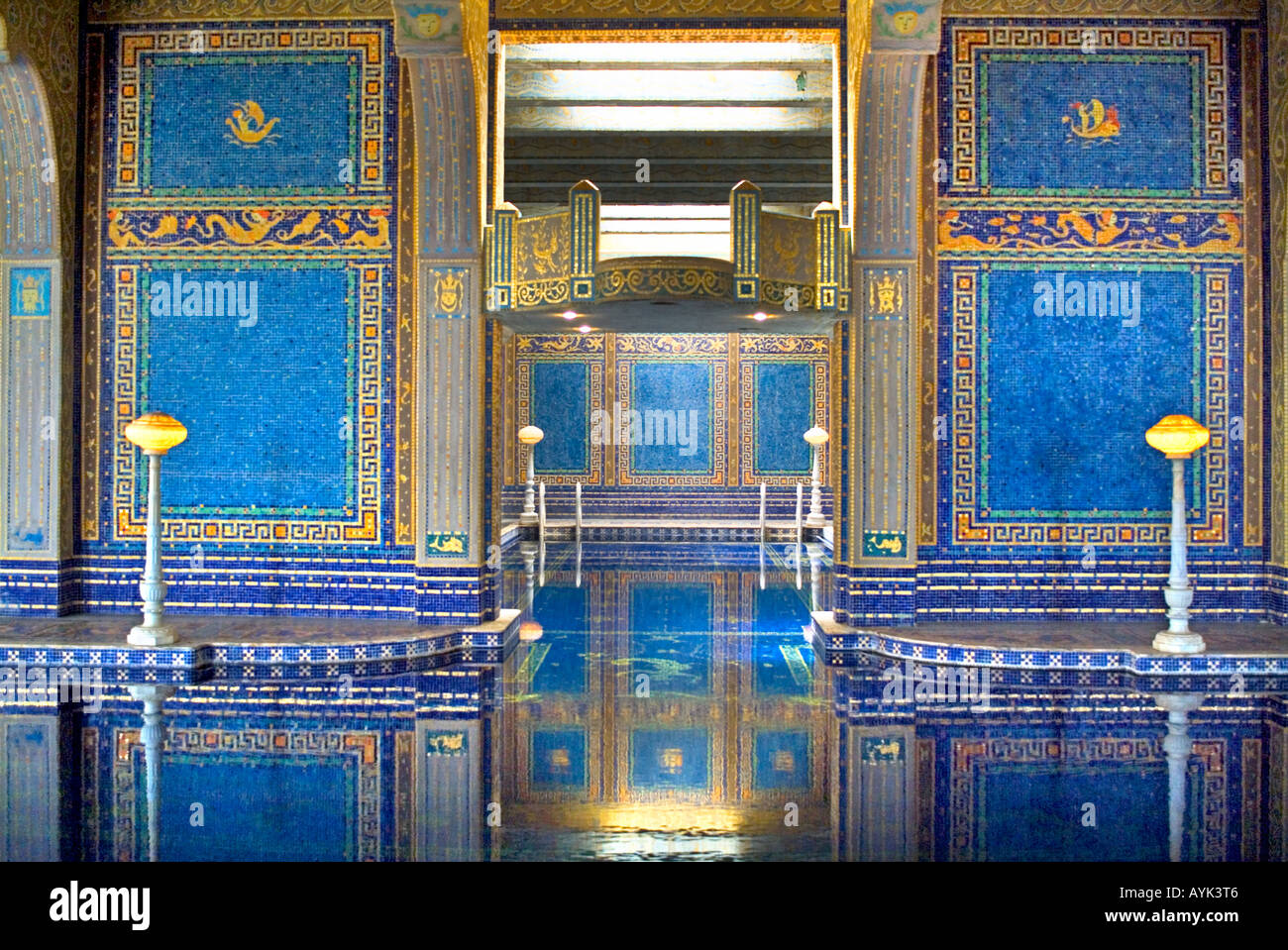 Hearst Castle Mansion owned by William Randolph Hearst located in San ...