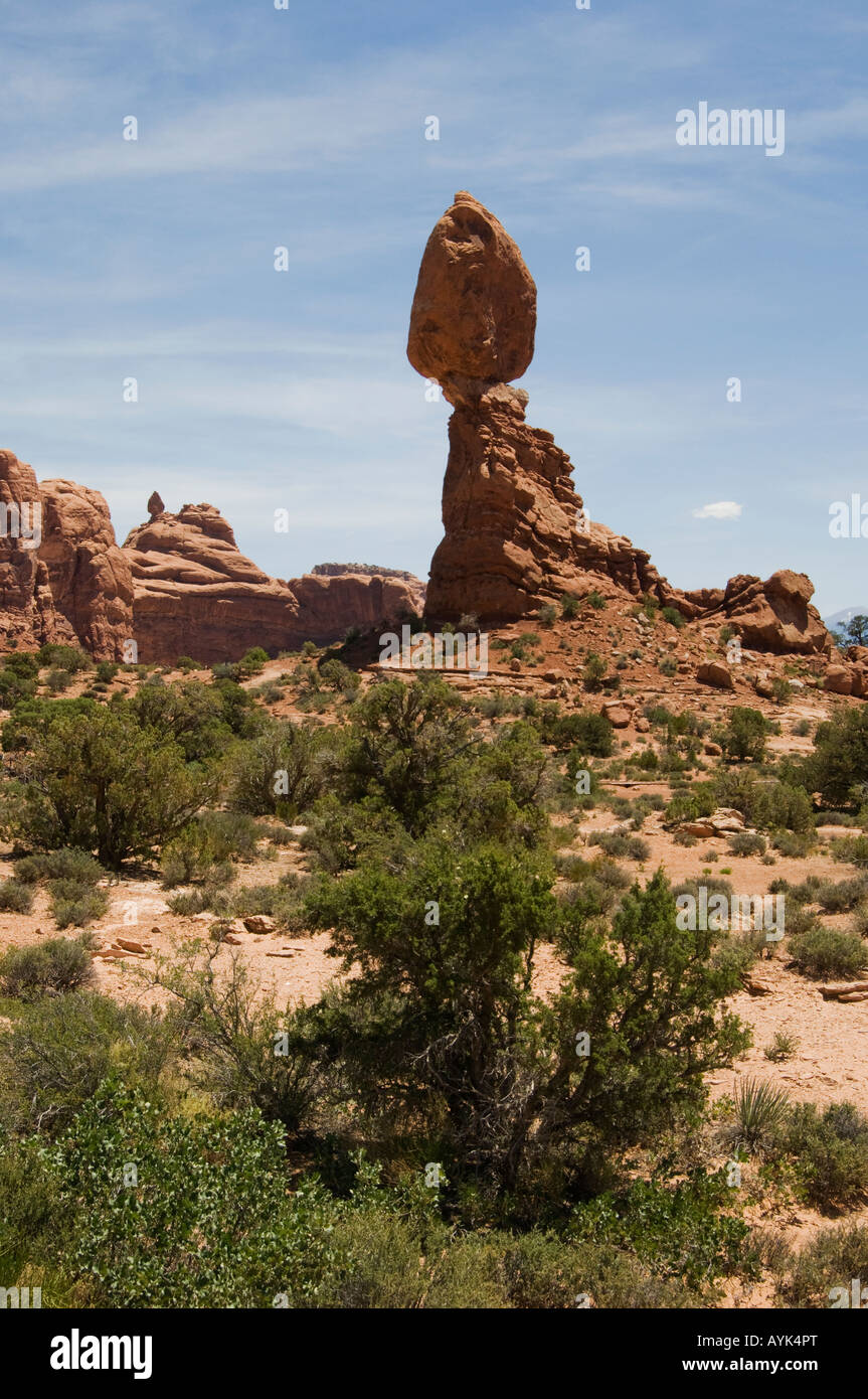 Balanced Rock, Arches N.P Stock Photo - Alamy
