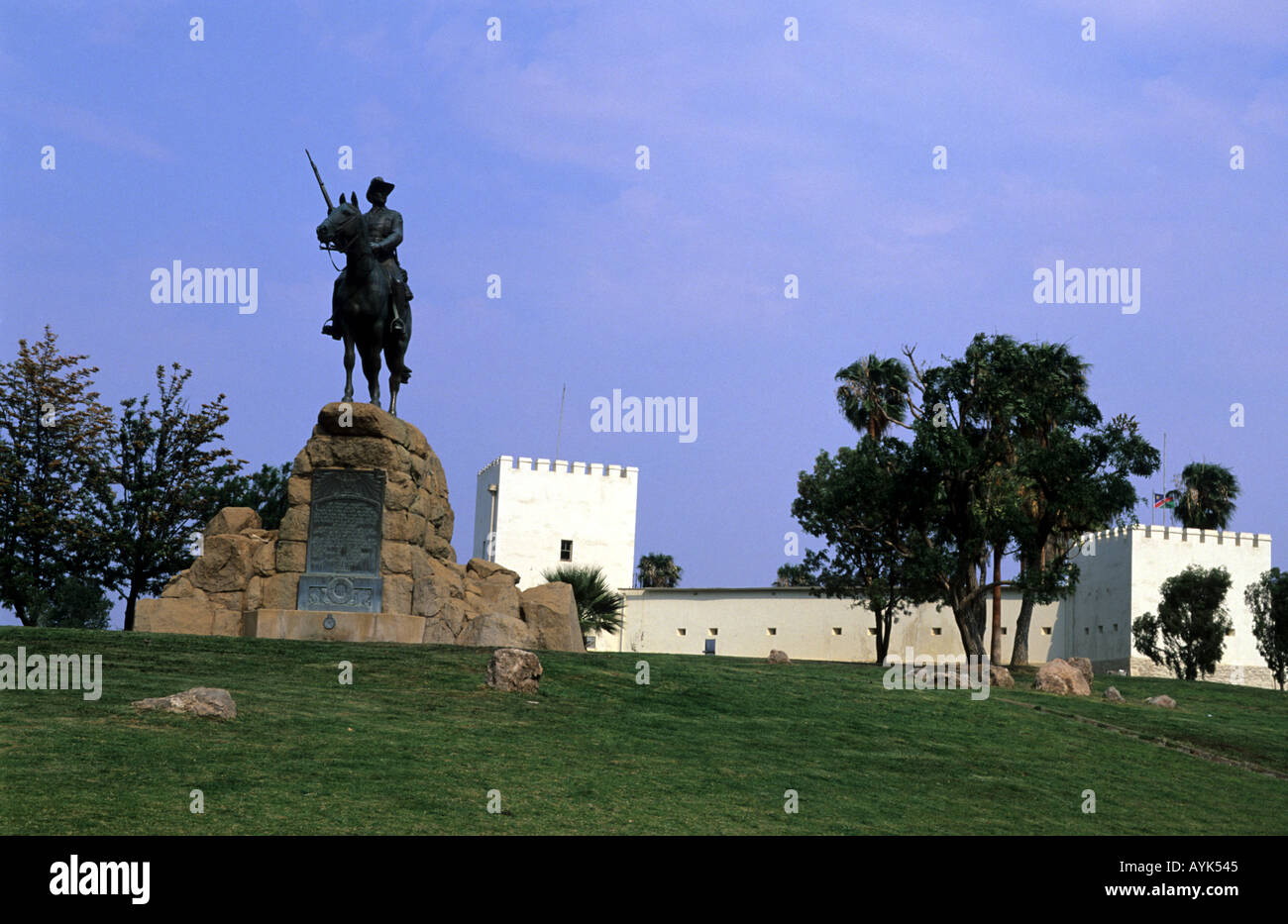 German colonial monument fortress in Windhoek Namibia Stock Photo - Alamy