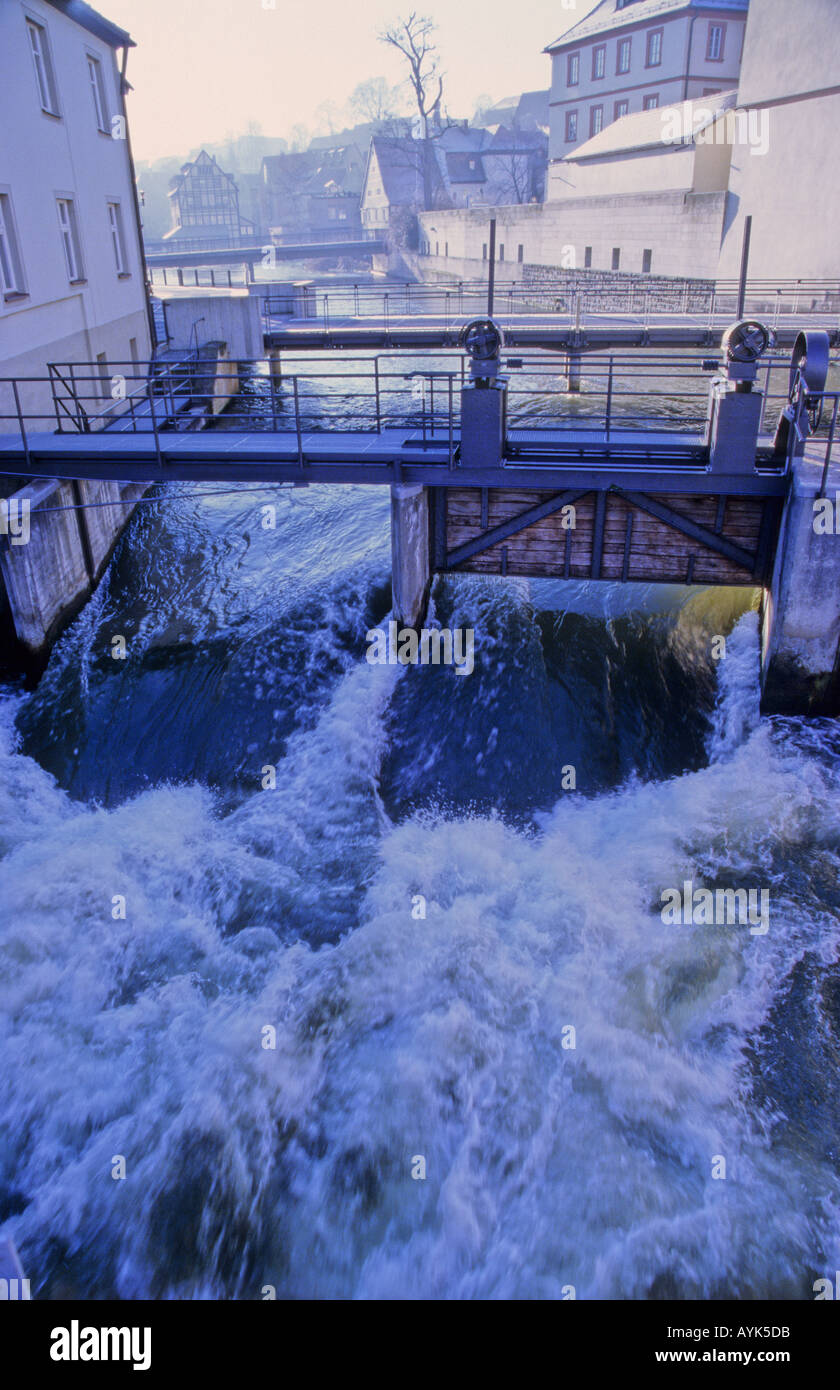 Water Fall Bamberg 1 Stock Photo - Alamy