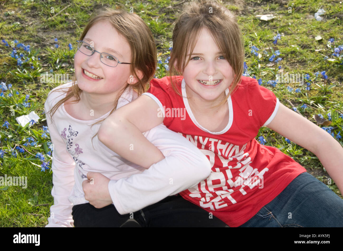 Pretty nine year old girl hi-res stock photography and images - Alamy