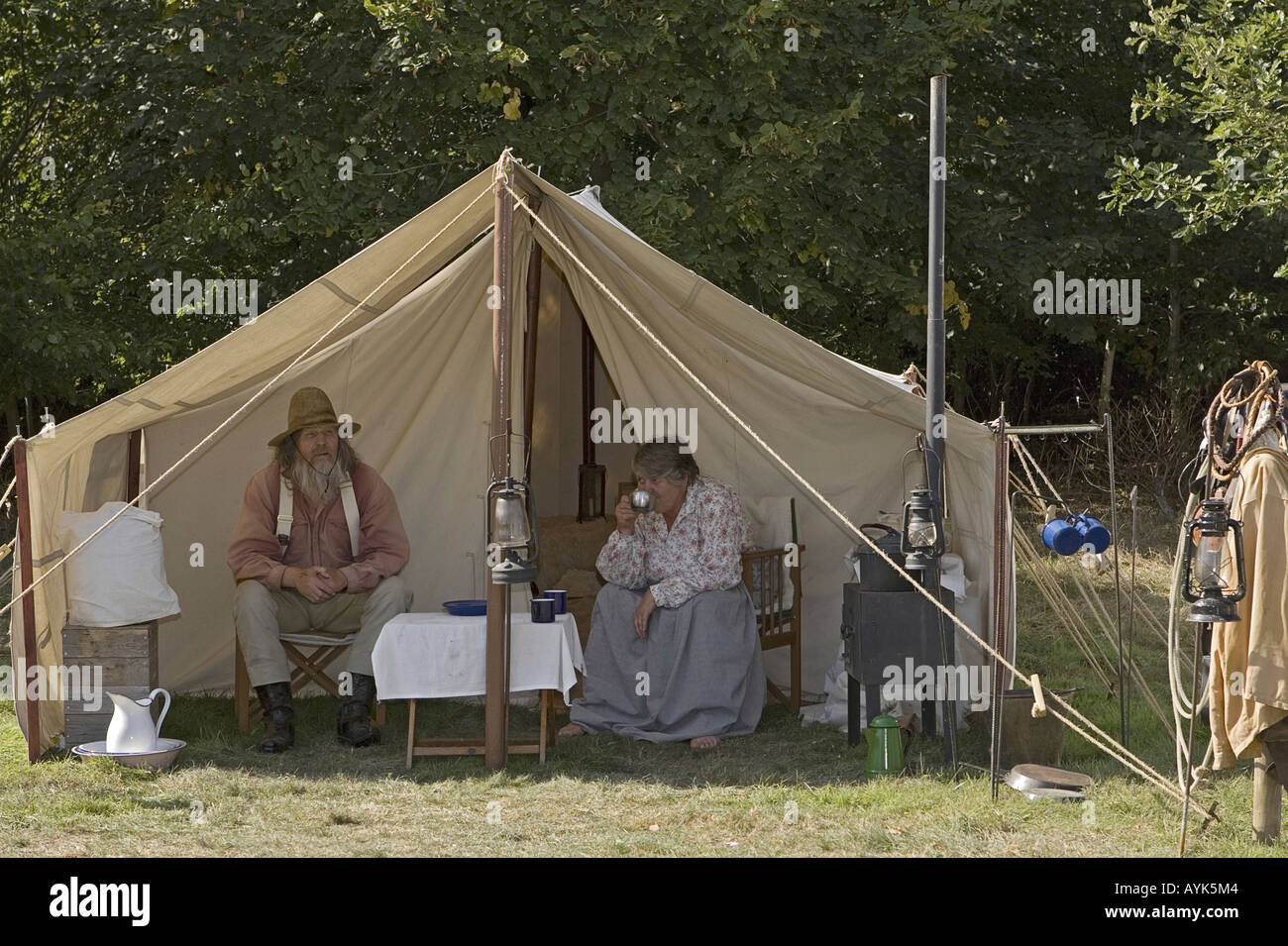 American Frontiers People Stock Photo - Alamy