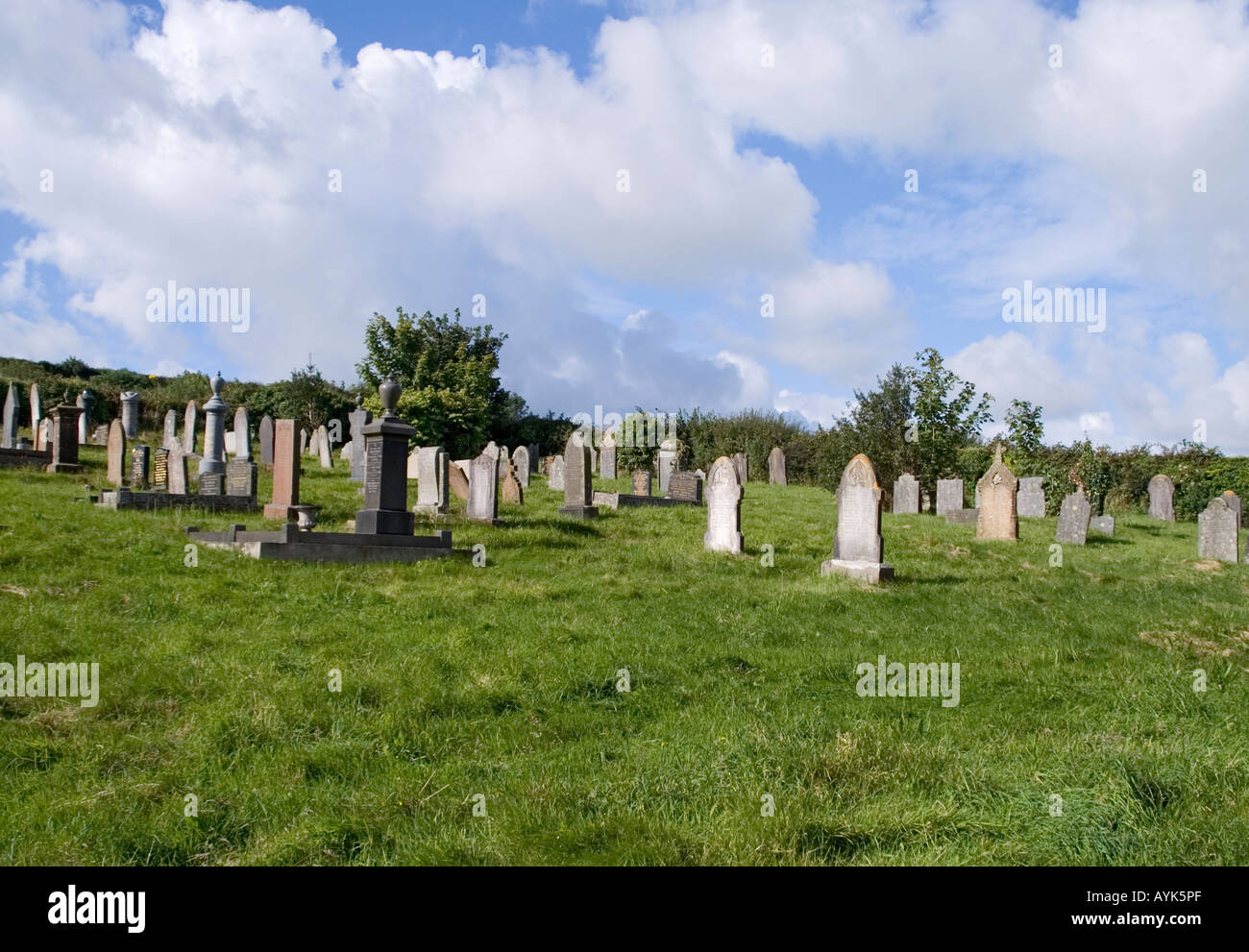 Typical Welsh Chapel Graveyard Stock Photo - Alamy