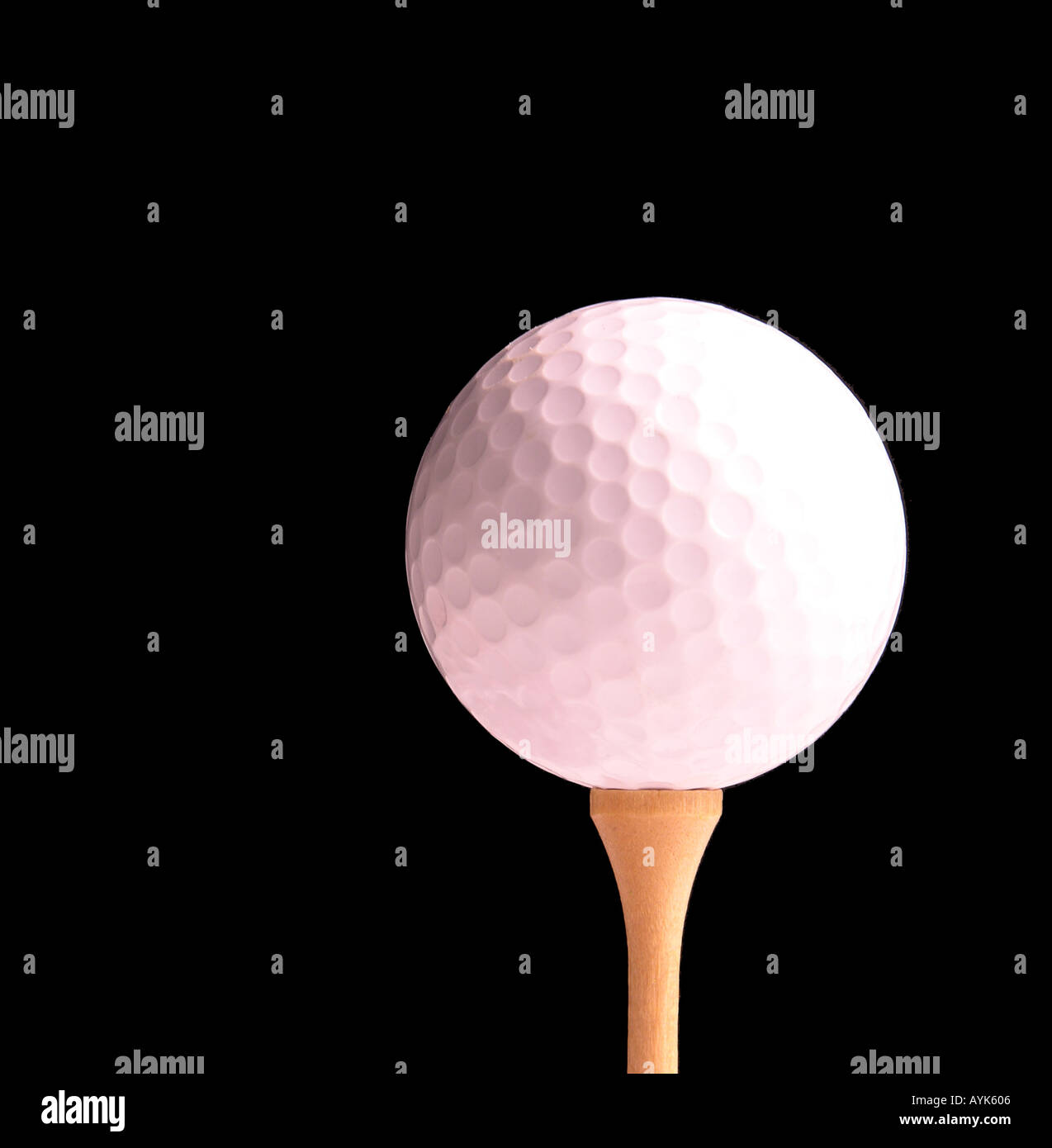 Golf Ball and Tee Stock Photo - Alamy