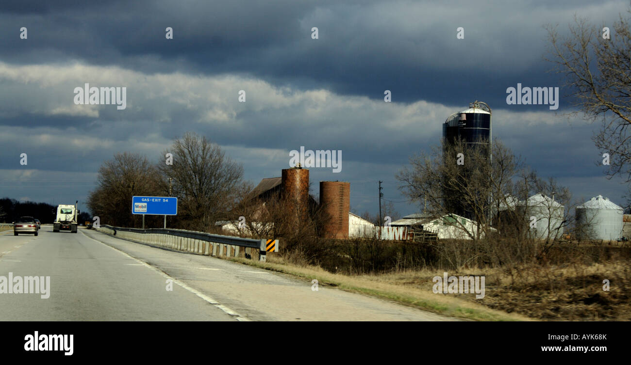 A small farmstead in rural Iowa Stock Photo - Alamy