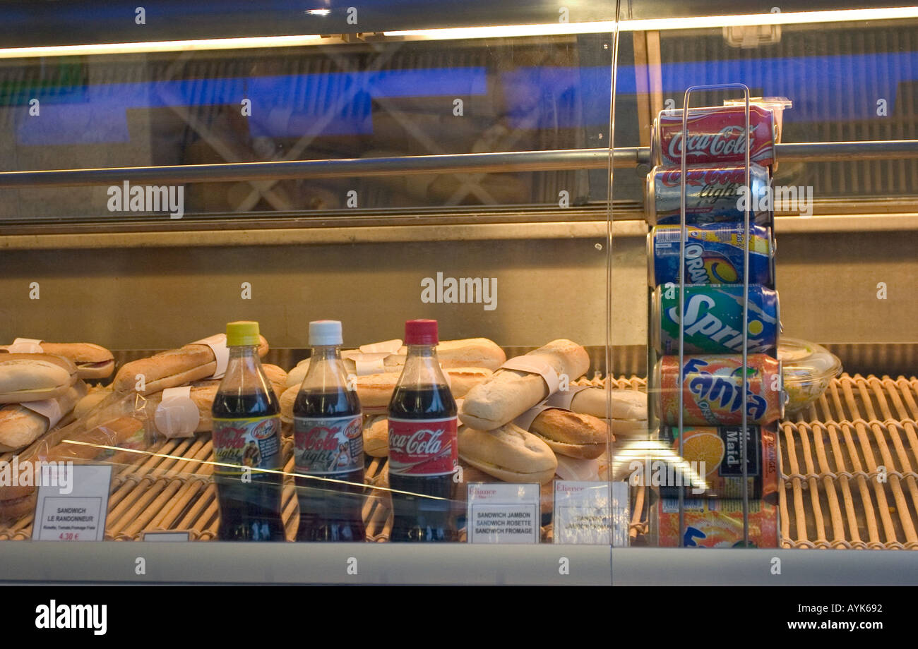 shop of snack Stock Photo - Alamy