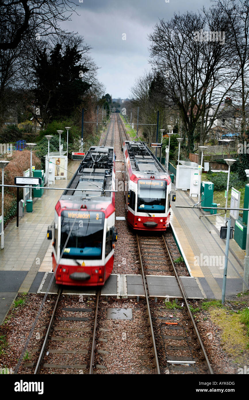London tram hi-res stock photography and images - Alamy