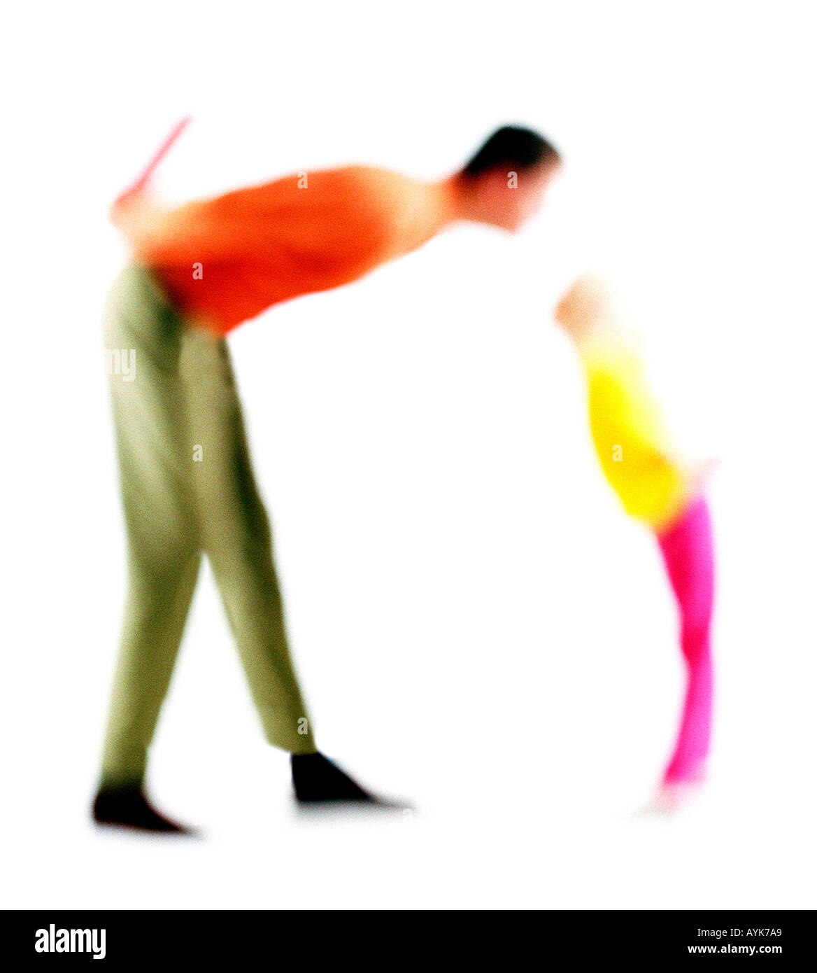 abstract father and child 3 Stock Photo - Alamy