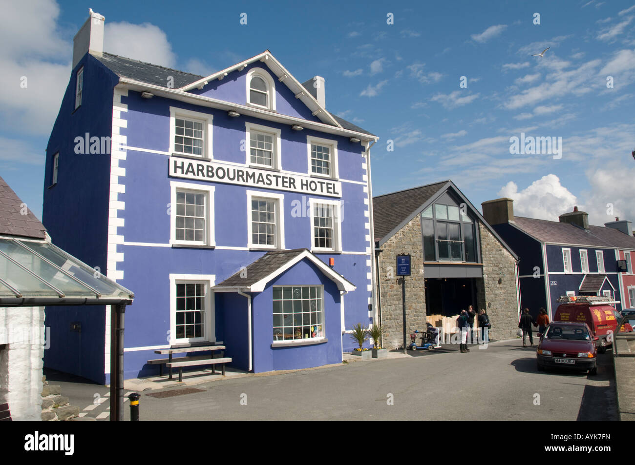 The Harbourmaster Hotel Aberaeron showing new extension with bar and ...