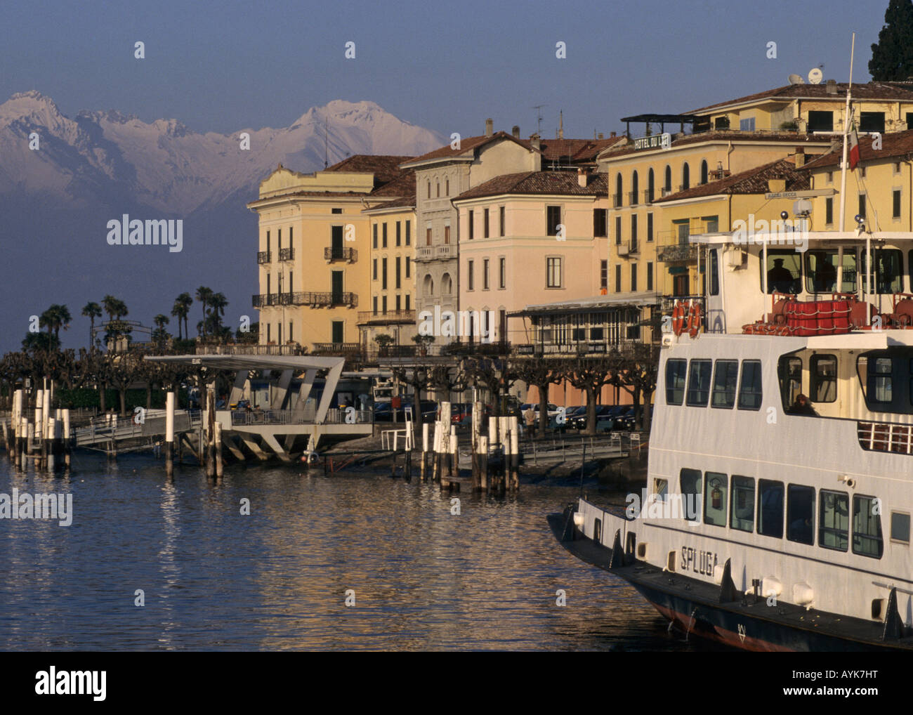 Bellagio in winter Lake of Como Lombardy Italy Stock Photo - Alamy
