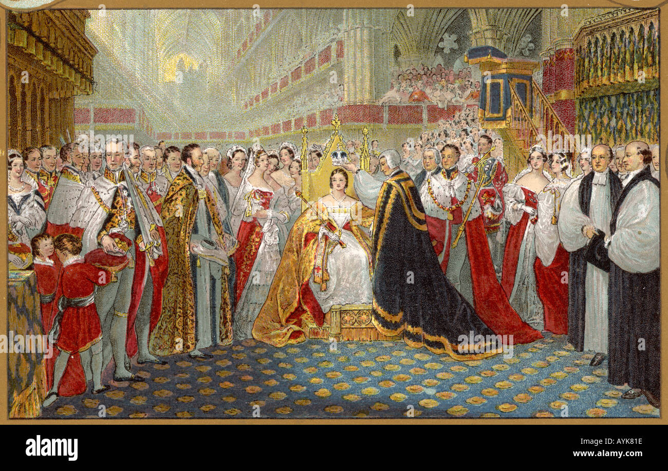 Victoria Coronation Stock Photo - Alamy