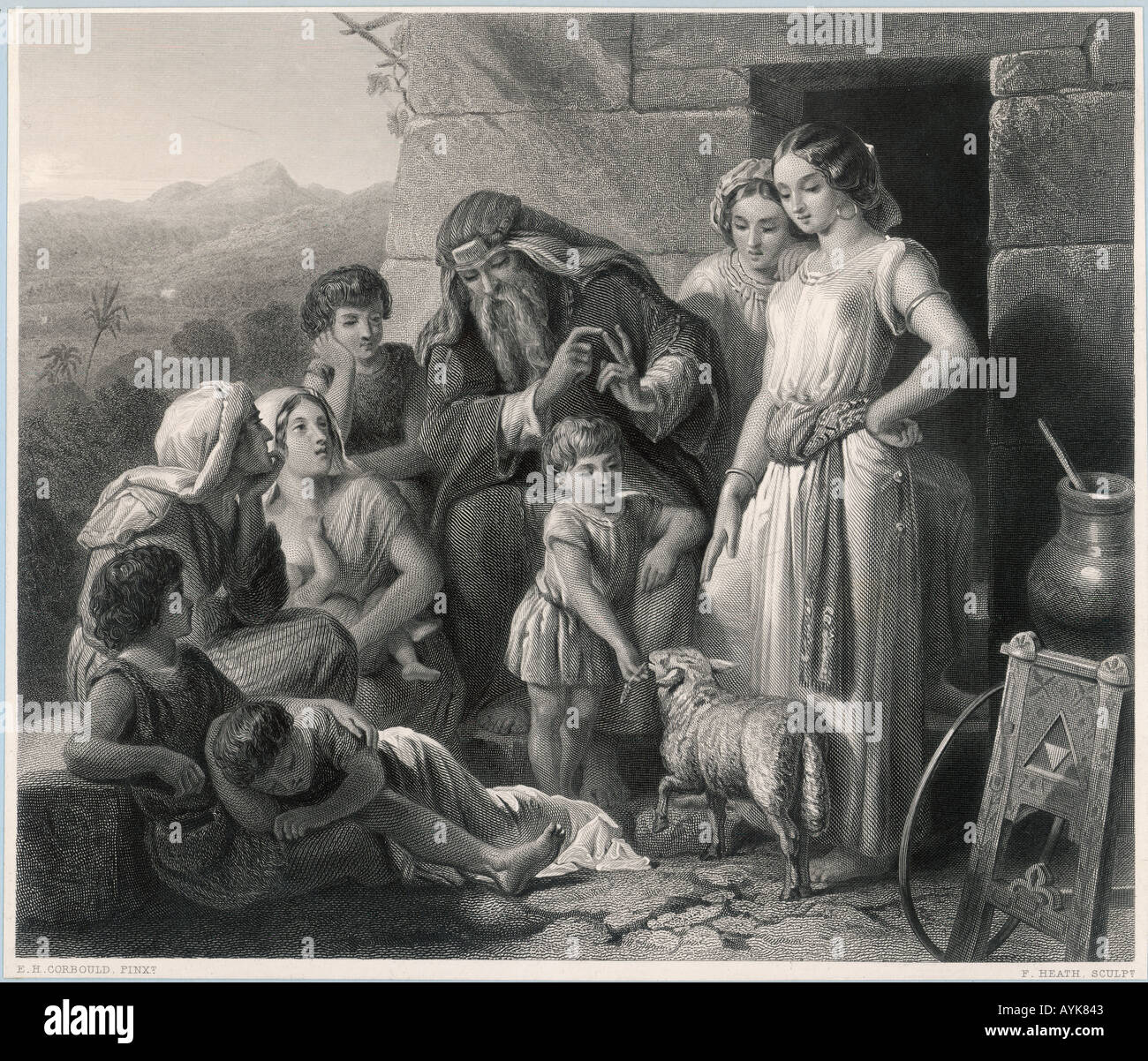 The Passover Lamb Stock Photo - Alamy