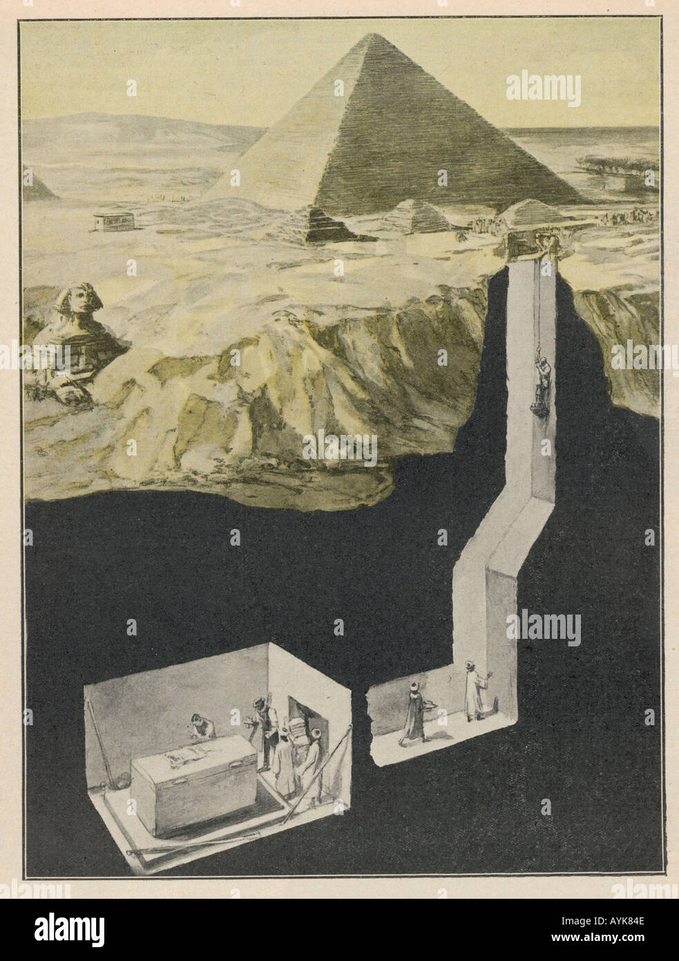 Egypt Underground Burial Stock Photo - Alamy