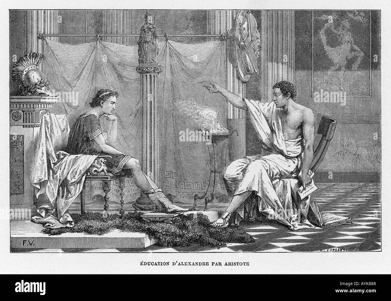 Aristotle alexander hi-res stock photography and images - Alamy