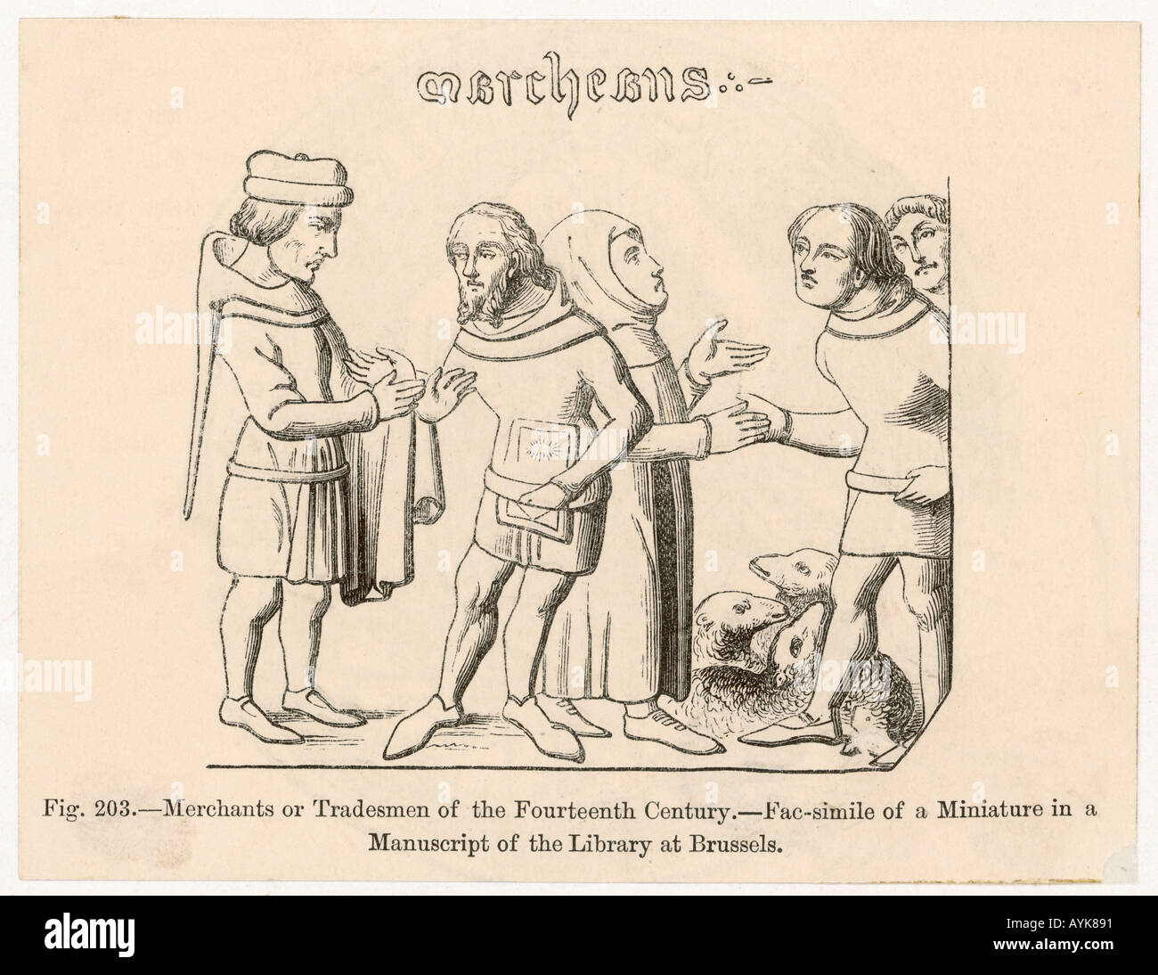 Medieval merchants hi-res stock photography and images - Alamy